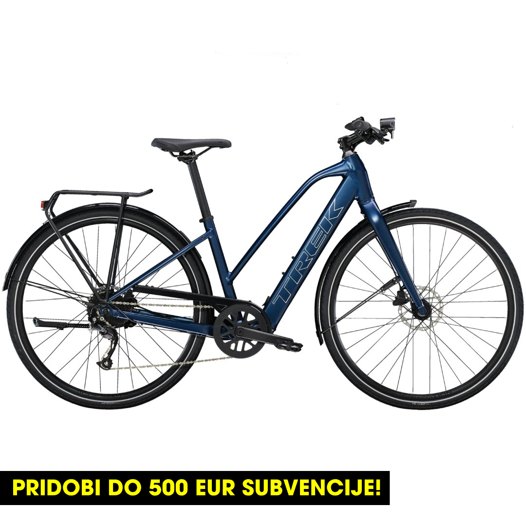 Električno kolo TREK FX+ 2 STAGGER dark blue SUB